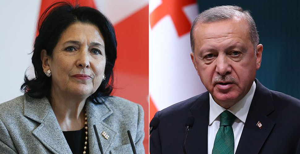 Son dakika! Erdoğan, Gürcistan Cumhurbaşkanı Zurabişvili ile görüştü Son dakika! Erdoğan, Gürcistan Cumhurbaşkanı Zurabişvili ile görüştü