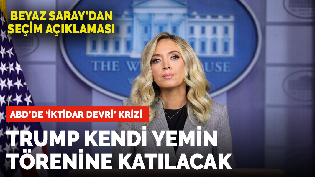 Beyaz Saray'dan 'yemin töreni' açıklaması: Trump kendisi yemin edecek