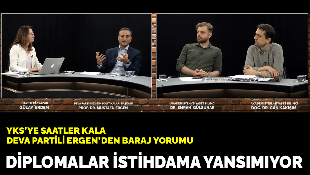 Mustafa Ergen: Önemli olan diplomalar istihdama dönüyor mu sıralaması