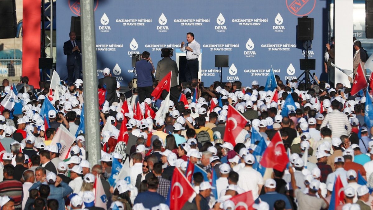 DEVA Partisi'nin yeni miting programı belli oldu DEVA Partisi'nin yeni miting programı belli oldu
