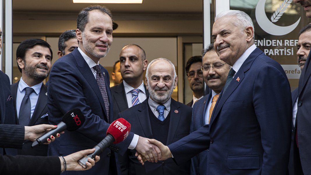 Binali Yıldırım'dan Yeniden Refah Partisi'ne yalanlama Binali Yıldırım'dan Yeniden Refah Partisi'ne yalanlama
