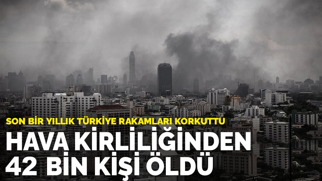Hava kirliliğinden 42 bin kişi öldü: Son bir yıllık Türkiye rakamları ...