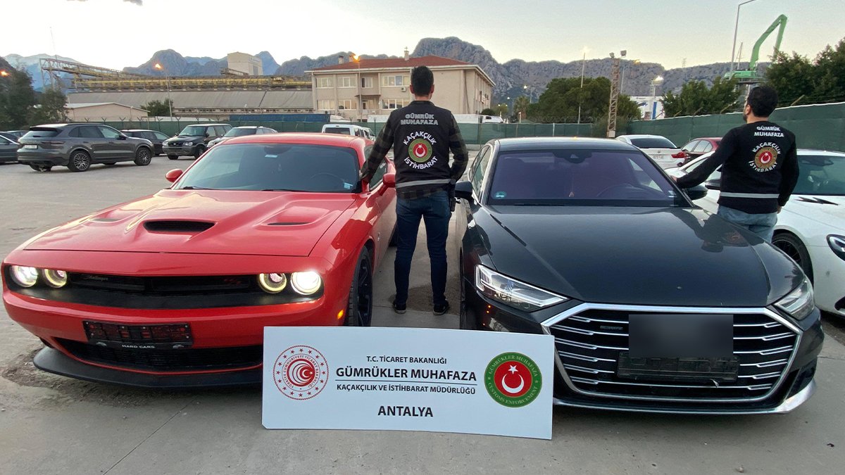 15 lüks araca el kondu! Piyasa değeri 187 milyon TL