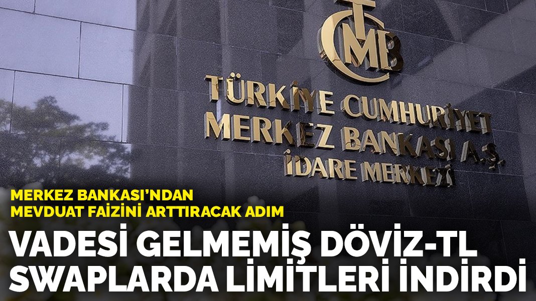 Mevduat faizleri 10 puan birden düşünce Merkez Bankası'ndan adım geldi ...
