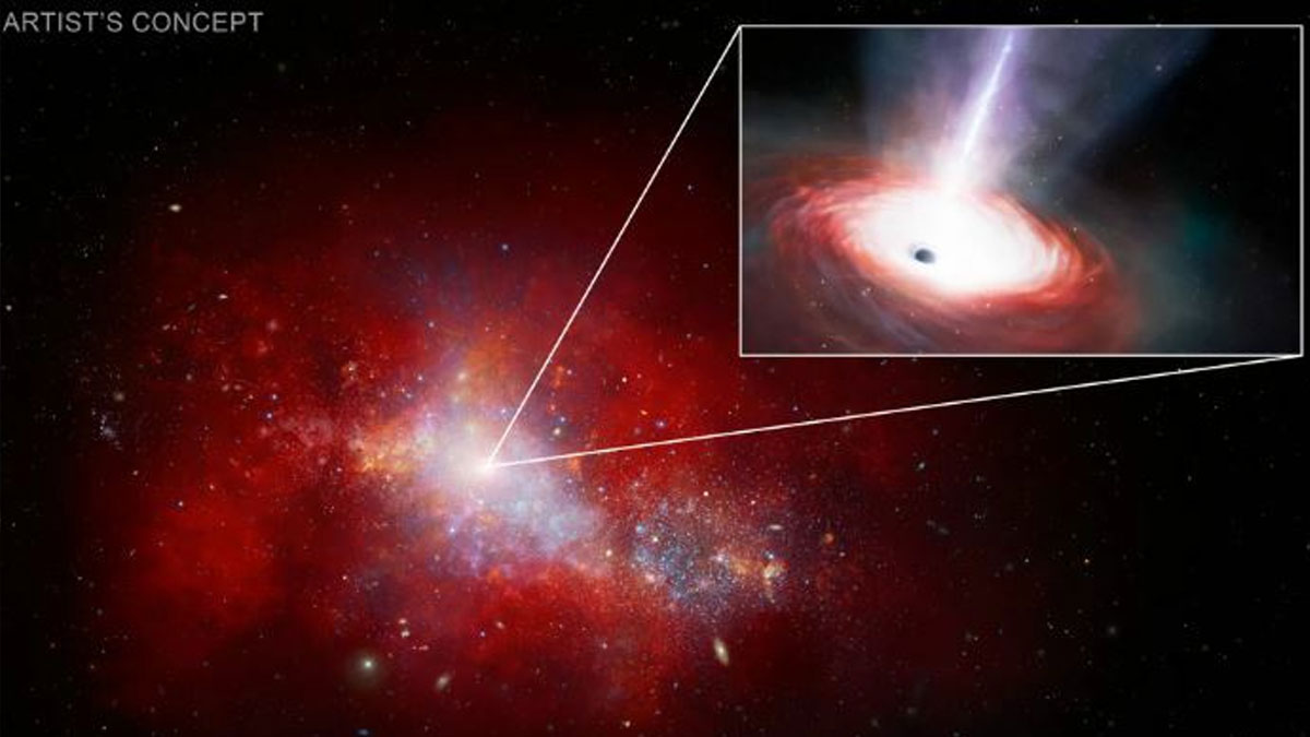 NASA, evrenin ilk dönemlerinde hızla büyüyen bir kara delik keşfetti