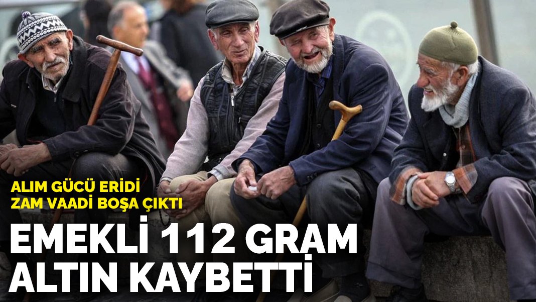 Emekli 112 gram altın kaybetti