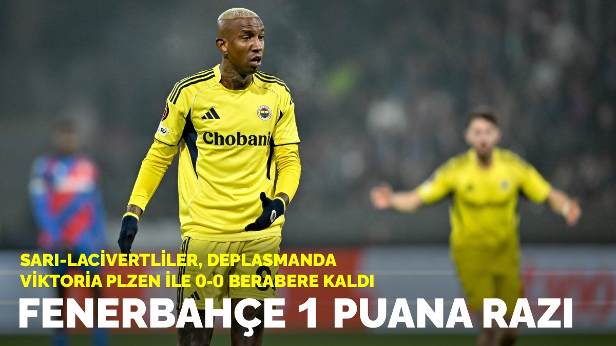 Fenerbahçe 1 puana razı: Sarı-lacivertliler, deplasmanda Viktoria Plzen ...