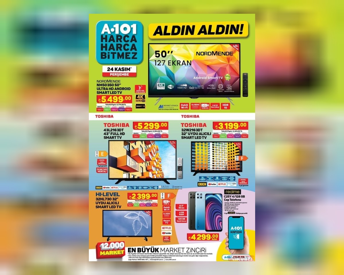 A101'den izdiham yaratacak indirimler! 24 Kasım 2022 A101 aktüel indirimli ürünler yayınlandı ...