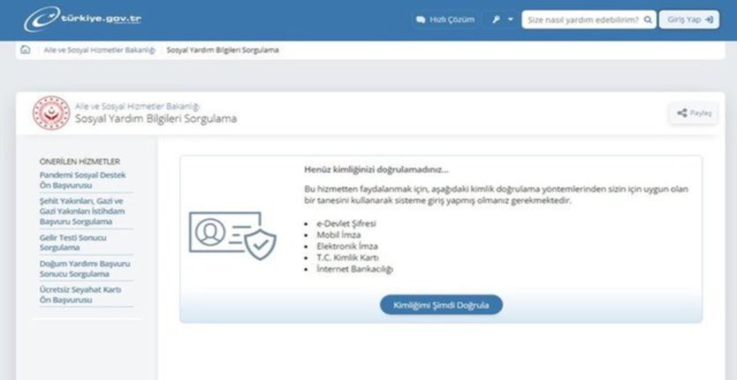 Bana çıkmaz demeyin: Sadece e-Devlet'ten TCKN ile başvuru yapan alacak ...