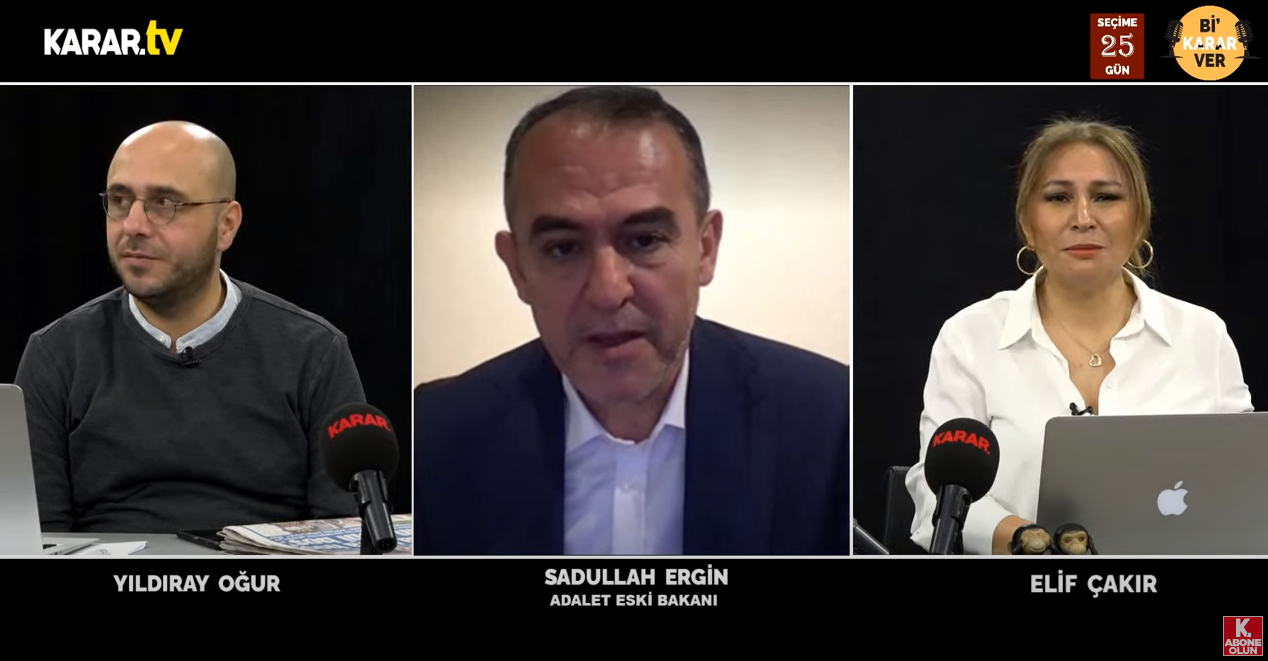 Eski Adalet Bakanı Sadullah Ergin: Herkes kendi partisinde siyasetine ...