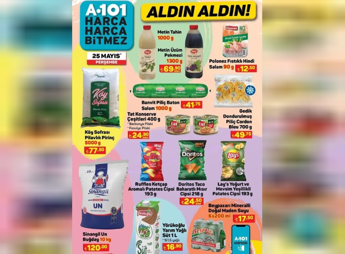 A101 çıldırtan indirime start verdi! Yarın sabah giden sepeti ...